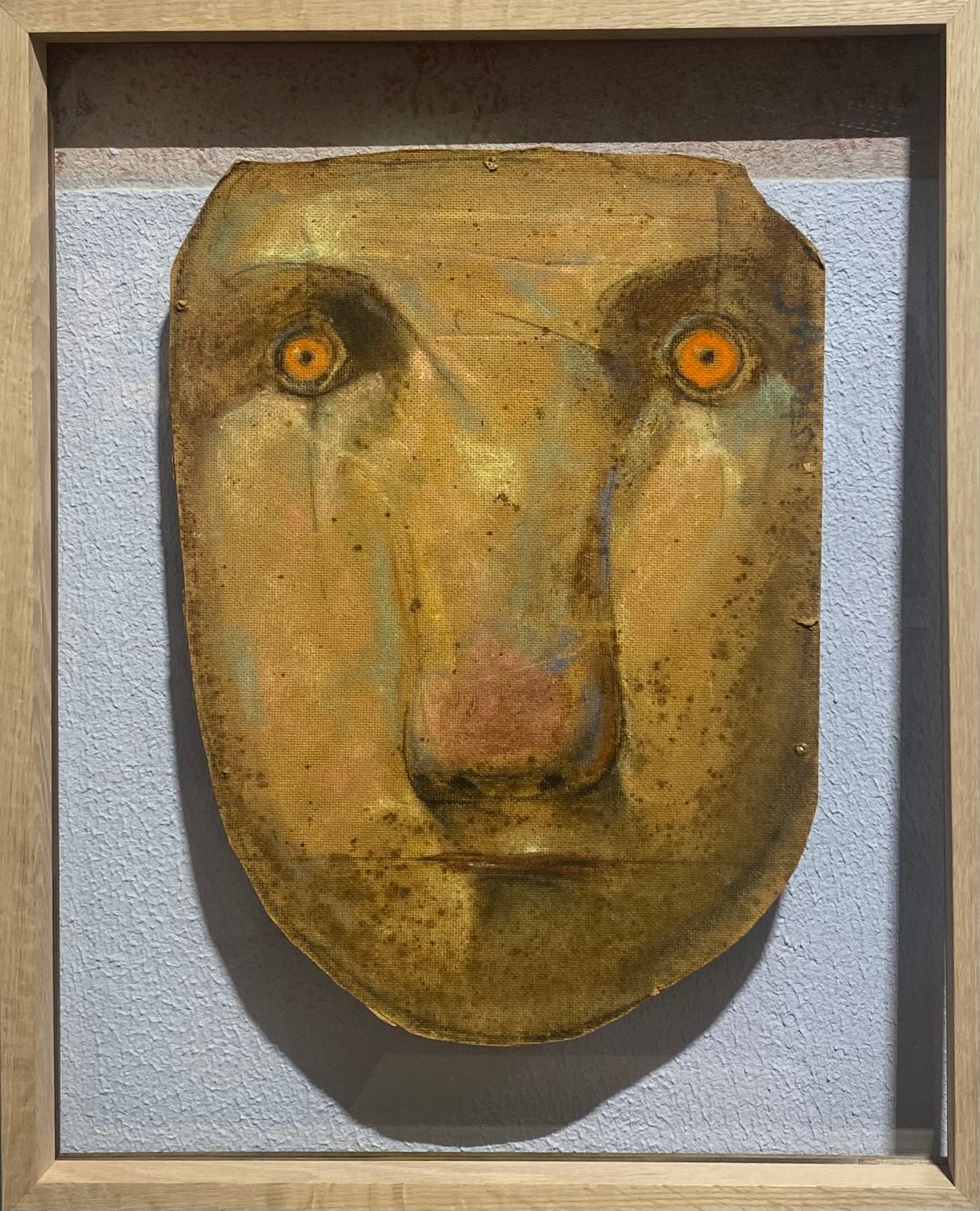 Stasys Eidrigevičius | Liudytojas, 1990 | Pastelė,kartonas, 51,2x37,5 ...