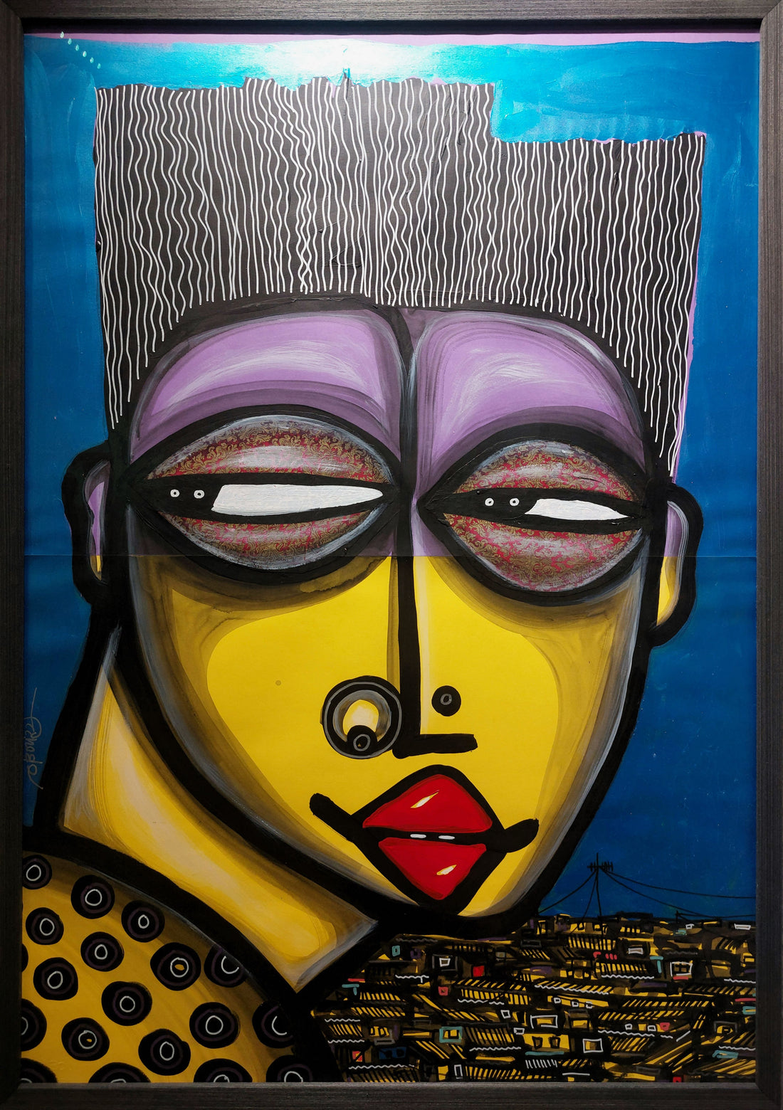 Obou Gbais (Dramblio Kaulo Krantas) – Big Ovy I, 2022 - Akrilas ...